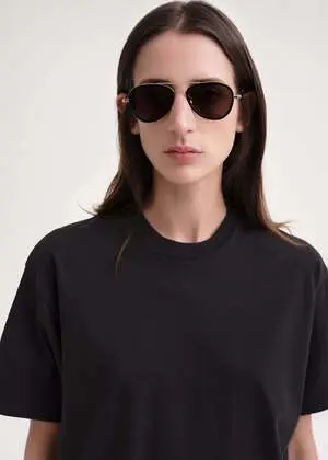TOTEME Crewneck T-shirt - Black