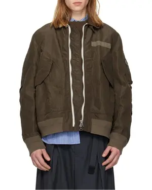 Sacai Treated Twill Blouson