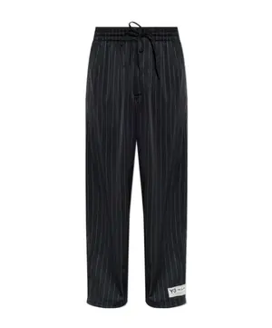 Y3 Straight Leg Striped Sweatpants