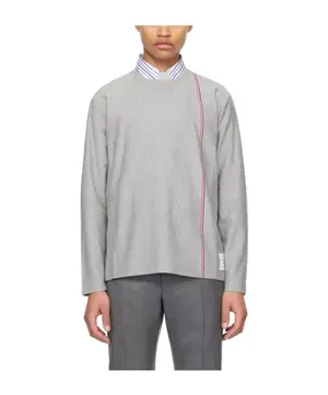 Thom Browne Rwb Striped Long-sleeved T-shirt