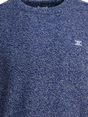 Celine Crewneck Sweater In Wool And Cashmere