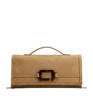 ROGER VIVIER Belle Chain-strap Cross Body Bag - Brown