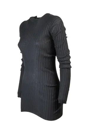 Bottega Veneta Ribbed Knit Sweater With High Neck
