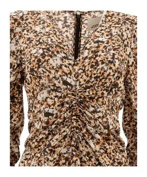 Isabel Marant Étoile Albini Printed V-neck Dress