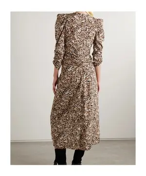 Isabel Marant Étoile Albini Printed V-neck Dress