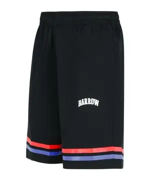 BARROW Logo Printed Knee-length Shorts