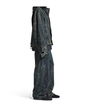 Balenciaga Mid-waisted Baggy Jeans - Brown