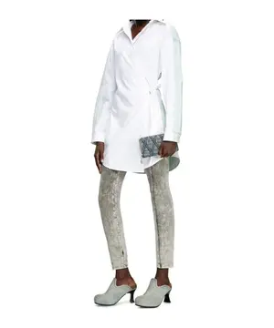 DIESEL® D-elphi-den Wrap Shirt Dress