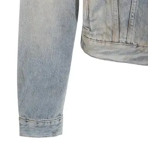 Acne Studios Hooded Denim Jacket - Gray