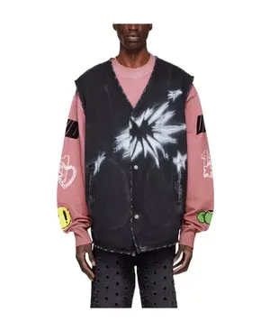 We11Done V-neck Denim Vest