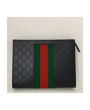 Gucci Signature Web Cosmetic Case