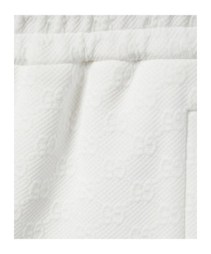 Gucci Embossed Gg Technical Jersey Shorts