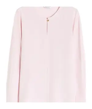 Max Mara Mitico Crewneck Long-sleeved Blouse - Pink