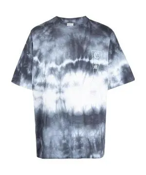 MARCELO BURLON COUNTY OF MILAN Monogram Tie-dye T-shirt - Gray