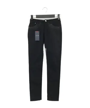 Emporio Armani Embellished Denim - Black