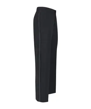 MAISON MARGIELA Pressed-seams Straight Leg Trousers - Black
