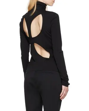 Givenchy Graphic Design Turtleneck Knit Jumper