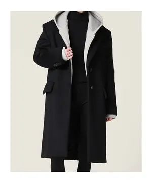 Miu Miu Single-breasted Velour Coat - Black