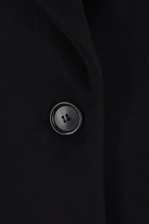 Miu Miu Single-breasted Velour Coat