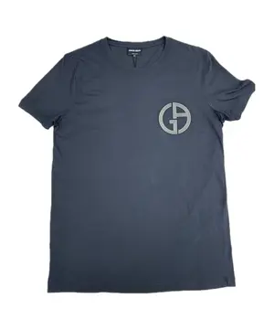 Giorgio Armani Round Neck Short Sleeve T-shirt