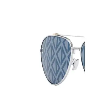 Dior Aviator Sunglasses With Logo Detail - Blue