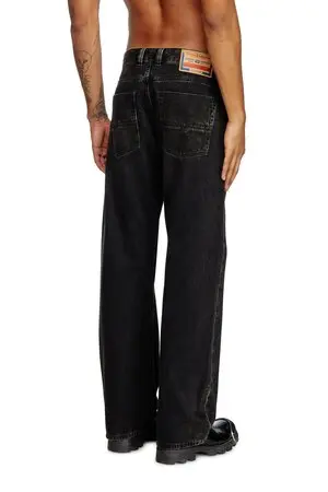 DIESEL® 1980 D-eeper Straight Leg Jeans - Black/dark Grey