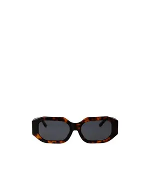 Attico Full Rim Oval Sunglasses - Black