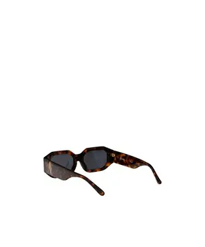 Attico Full Rim Oval Sunglasses - Black
