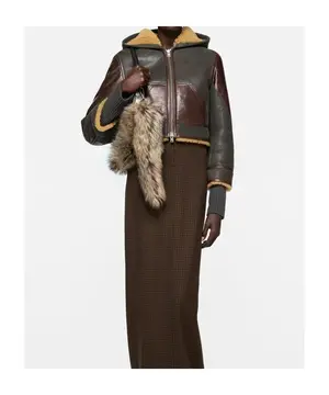 Acne Studios Hooded Leather Jacket