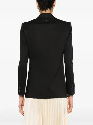 DONDUP Twill Cotton-blend Blazer - Black