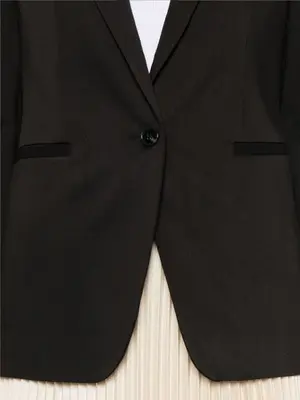 DONDUP Twill Cotton-blend Blazer - Black