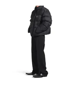 Balenciaga Lightweight Matte Nylon Puffer Jacket