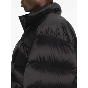 Balenciaga Lightweight Matte Nylon Puffer Jacket - Black