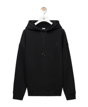 Loewe Long-sleeved Drawstring Hoodie - Black