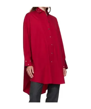 Our Legacy Frock Shirt Dress With Eyelet Details