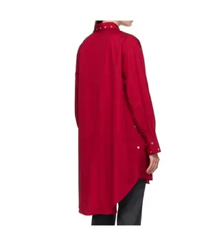 Our Legacy Frock Shirt Dress With Eyelet Details