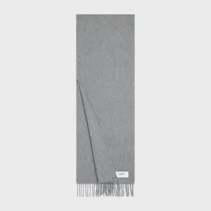 Celine Scarf In Cashmere - Medium Gray