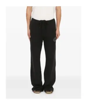 MAISON MARGIELA Patch Detail Drawstring Wide-leg Trousers