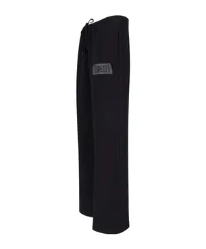 MAISON MARGIELA Patch Detail Drawstring Wide-leg Trousers