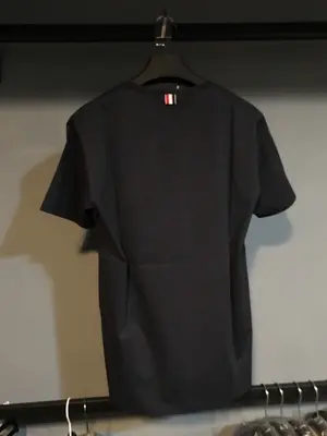 Thom Browne Jersey Pocket T-shirt - Navy Blue