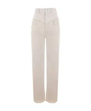 Isabel Marant Étoile Noemie High-waisted Jeans With Tassel Details