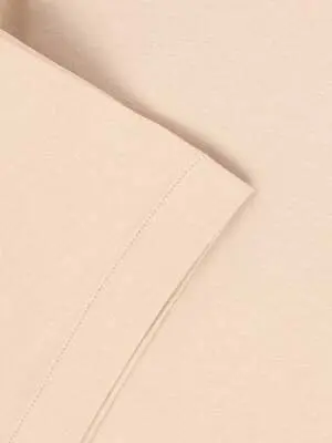 Burberry Logo Embroidered Crewneck T-shirt - Nude