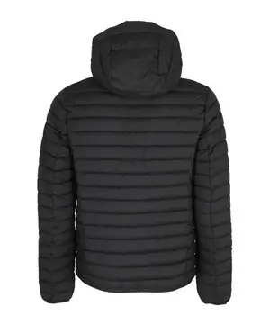 SAVE THE DUCK Zip-up Hooded Down Jacket - Black