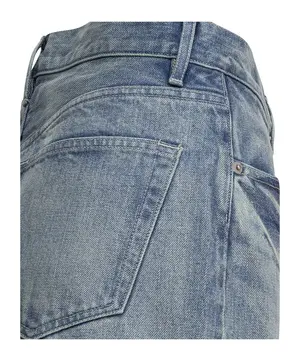 Auralee High Waist Relaxed Jeans - Gray