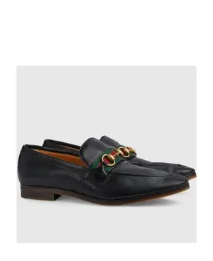 Gucci Horsebit Round Toe Loafers