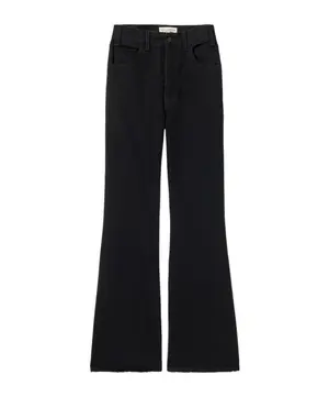 NILI LOTAN Flared Corduroy Trousers - Black