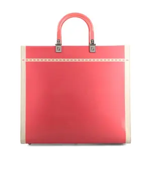 Fendi Sunshine Medium Tote Bag - Red