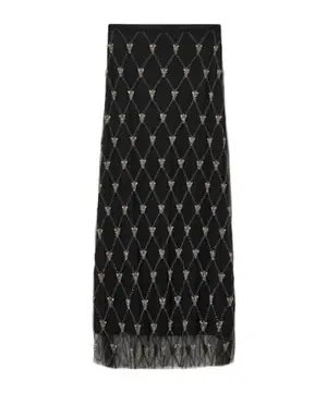 ALLSAINTS Ilka Embellished Maxi Skirt