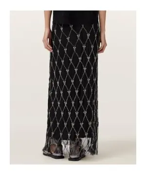ALLSAINTS Ilka Embellished Maxi Skirt