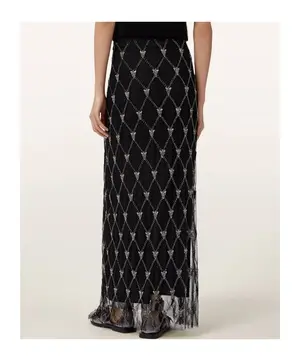 ALLSAINTS Ilka Embellished Maxi Skirt